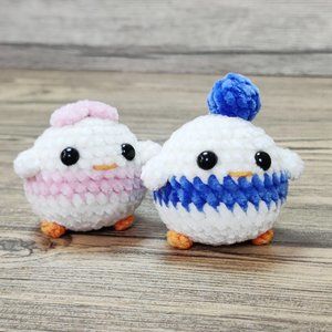 Handmade | Toys | Pair Of Handmade Amigurumi Crochet Duck Keychains ...